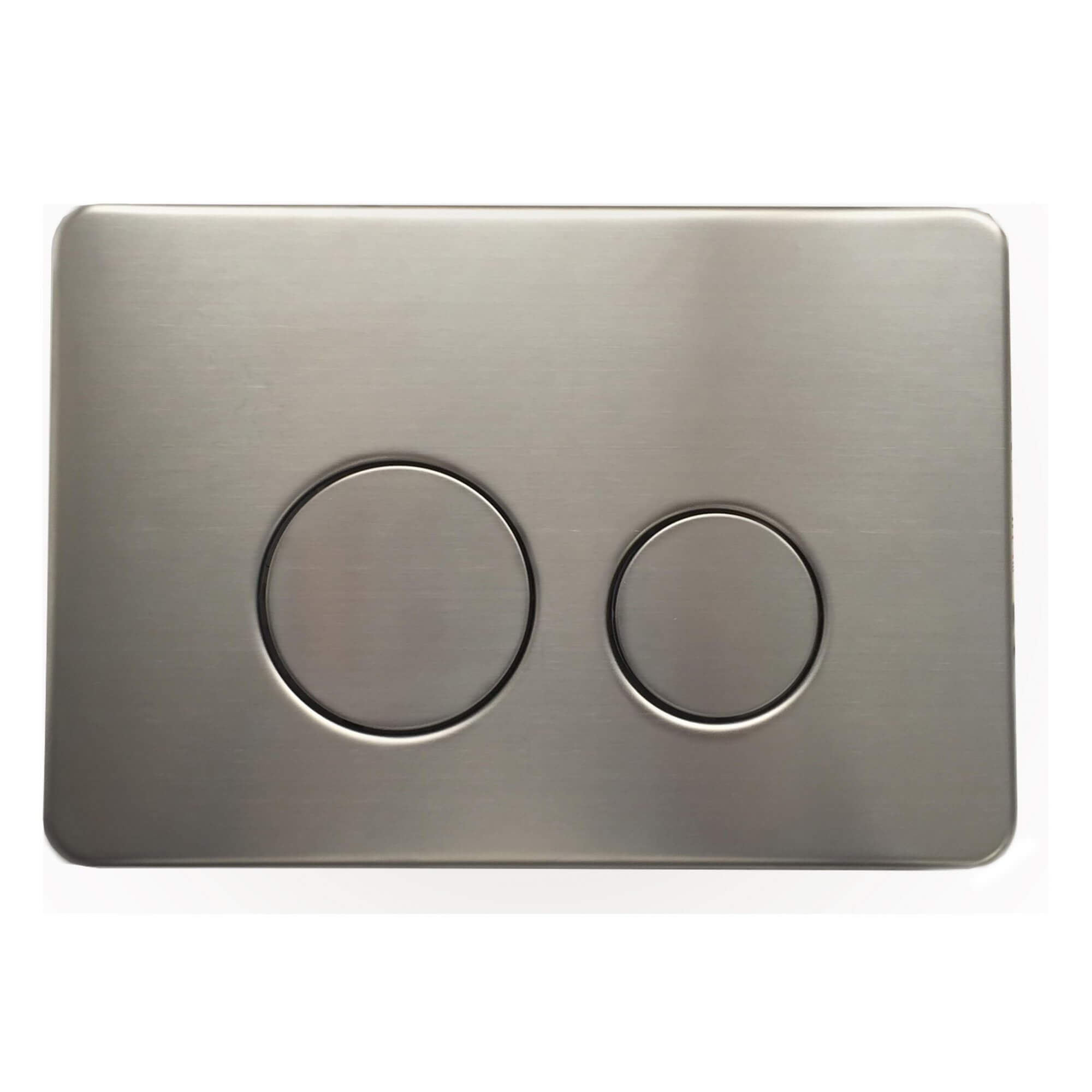 Fine Fixtures Concealed Tank Push Button (Actuator) Satin Nickel Round ...