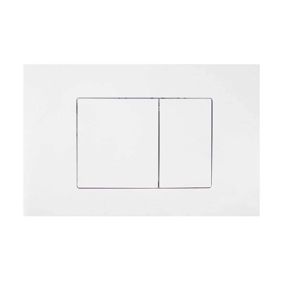 Fine Fixtures Concealed Tank Push Button (Actuator) White Square - Push ...