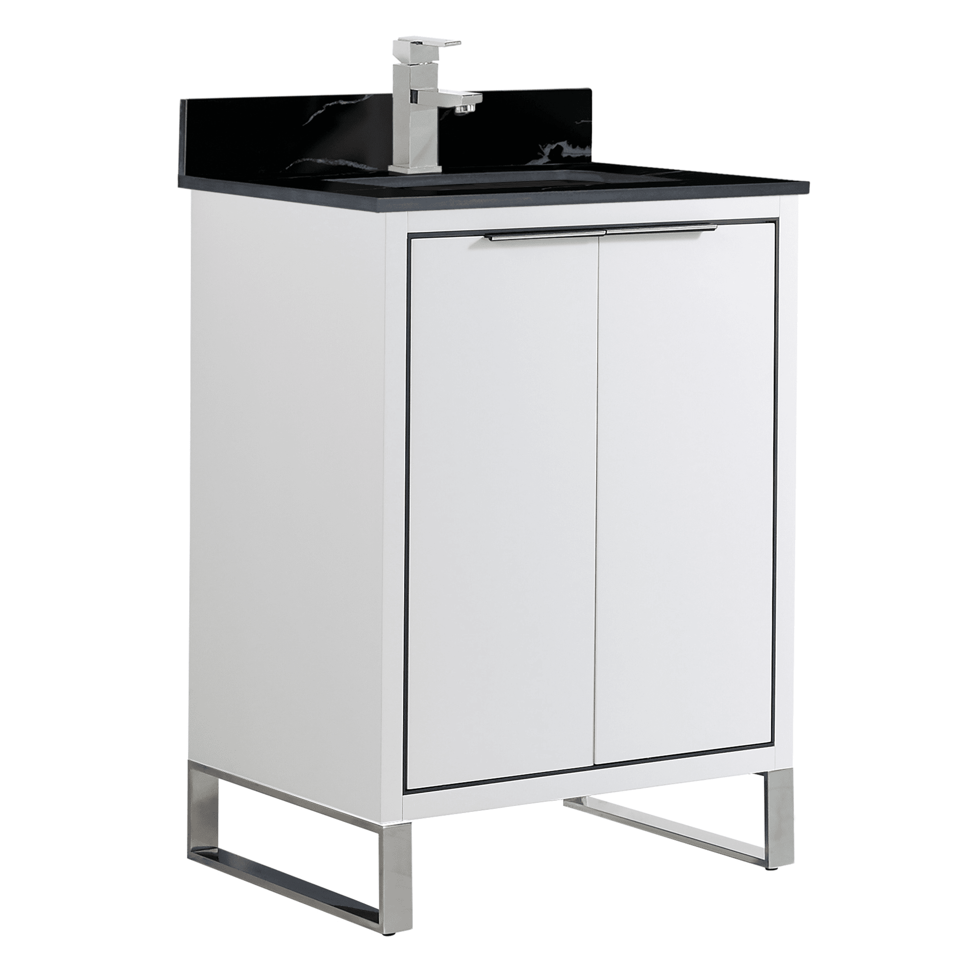Fine Fixtures Opulence Collection 24 in. W x 18 in. D x 33 in. H ...
