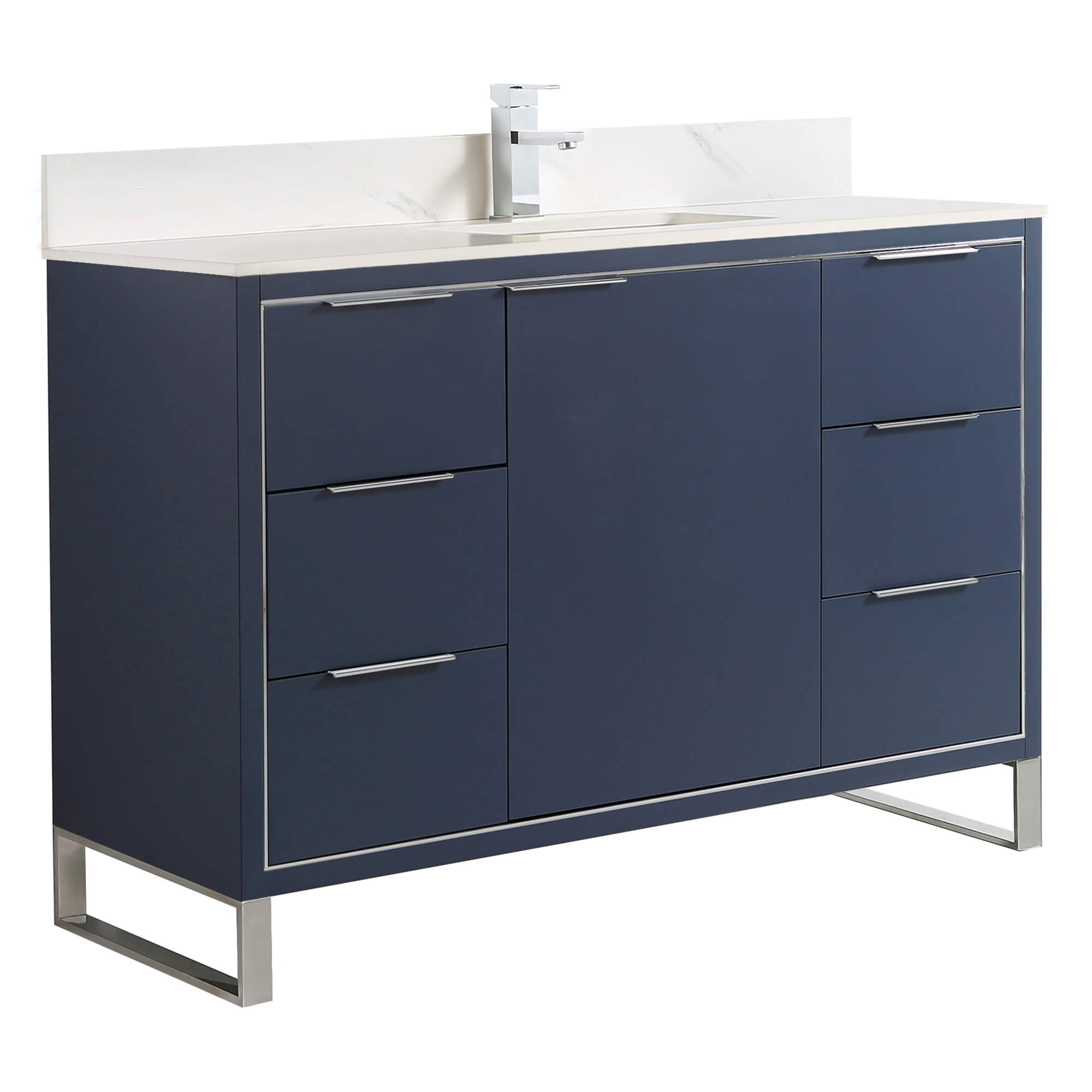 Fine Fixtures Opulence Collection 48 in. W x 20 in. D x 33 in. H ...
