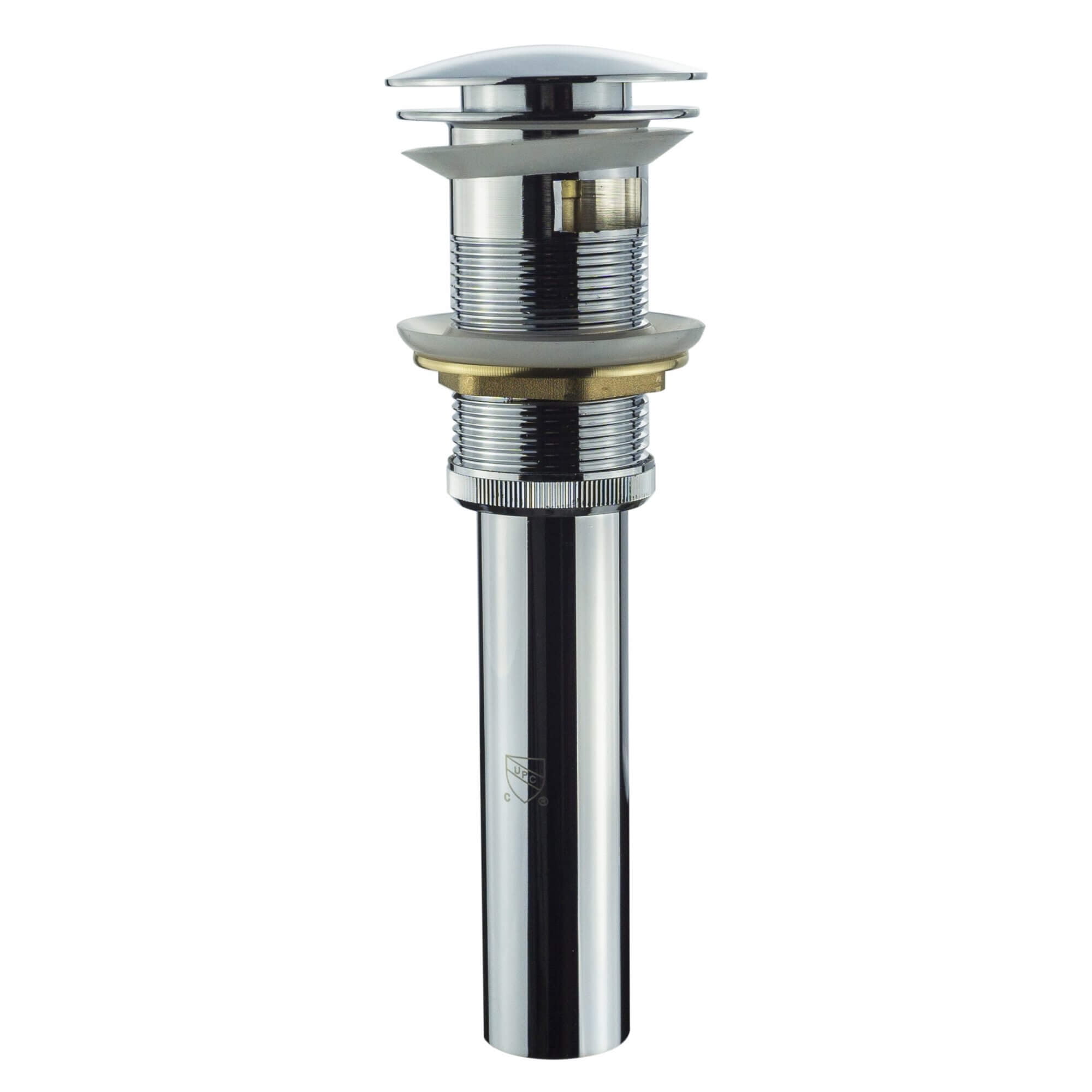 Fine Fixtures Bathroom Sink Pop-Up Drain, Polished Chrome, Brass ...