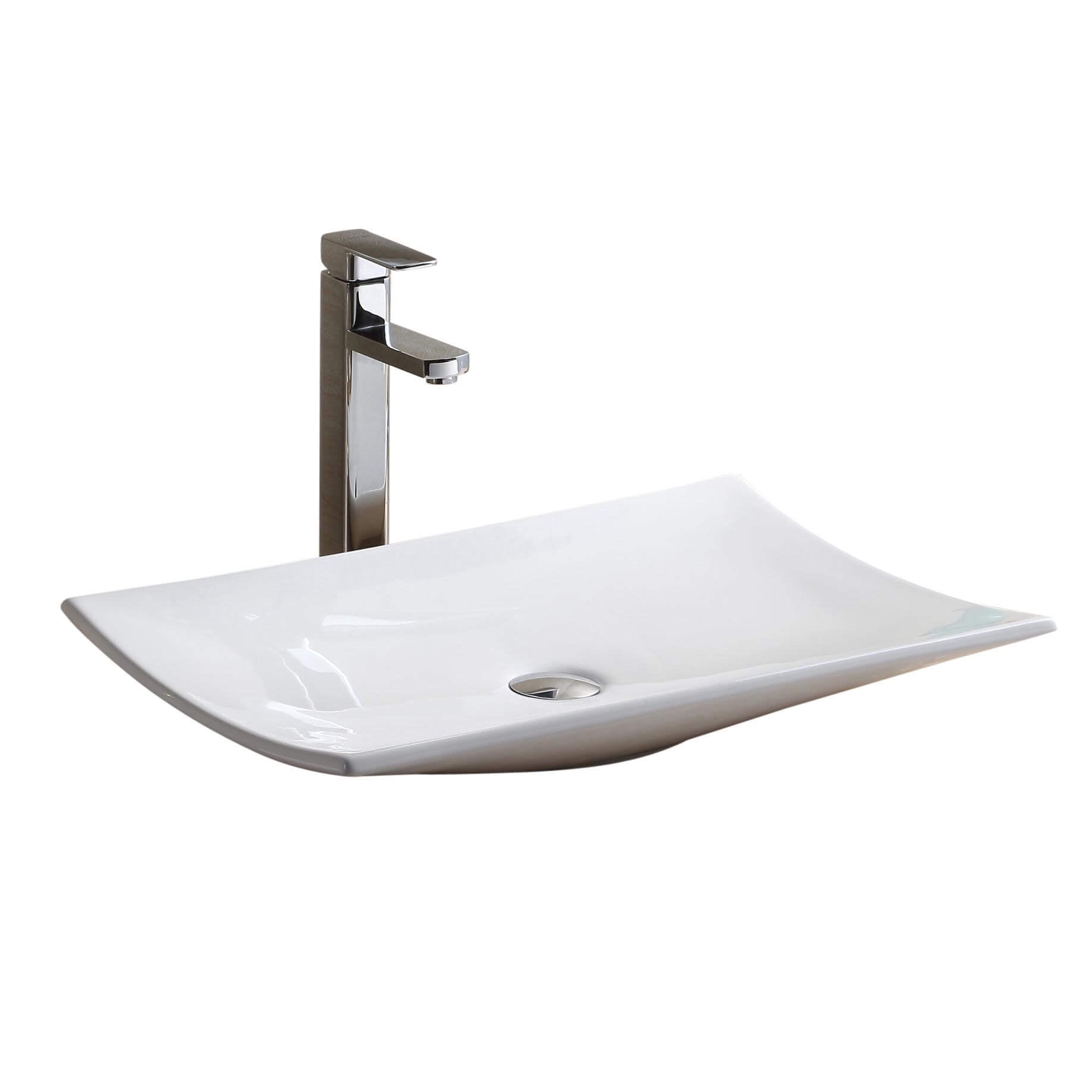 Fine Fixtures Rectangular Vessel Sink Vitreous China - Walmart.com