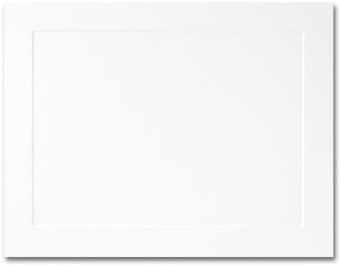 Fine Impressions Hi White Flat Panel Cards - A2 (4 1/4 x 5 1/2) 80 lb ...