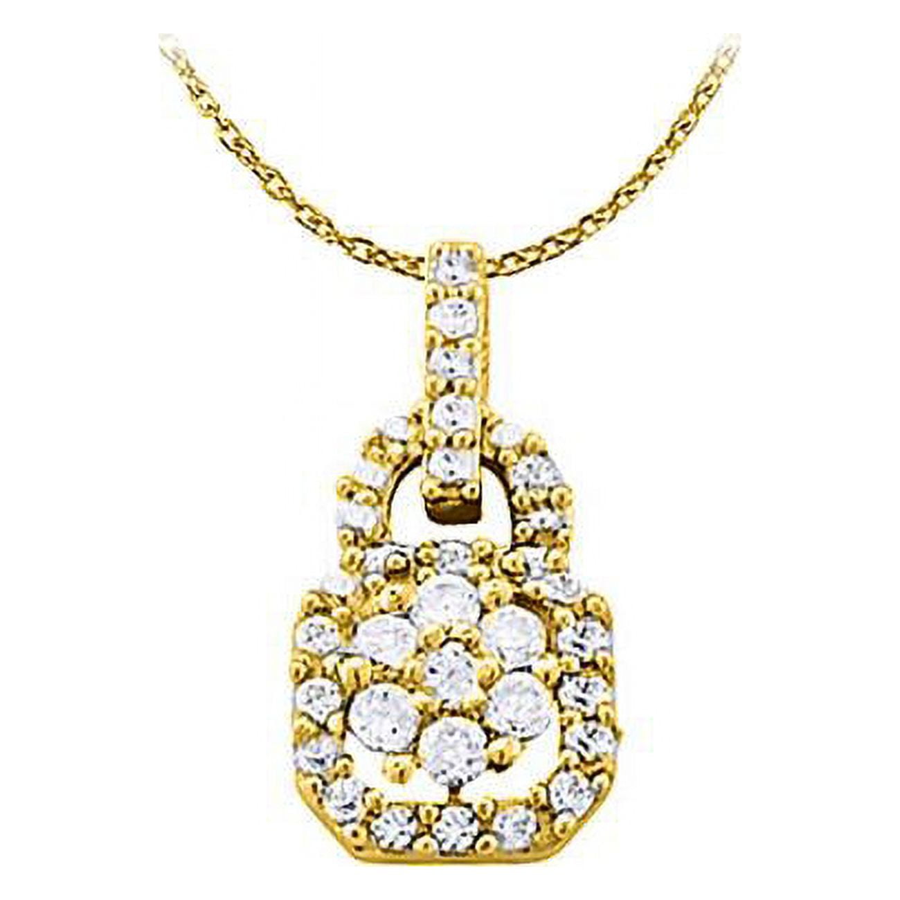 Fine Jewelry Vault UBNPD32200AGVYCZ Cubic Zirconia Unique Design ...