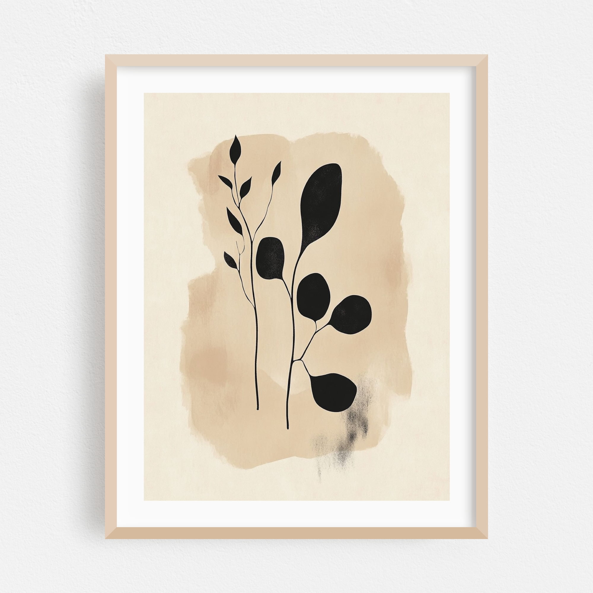 Fine Line Floral Art - Line Drawing Minimalist Botanical Abstract Line ...