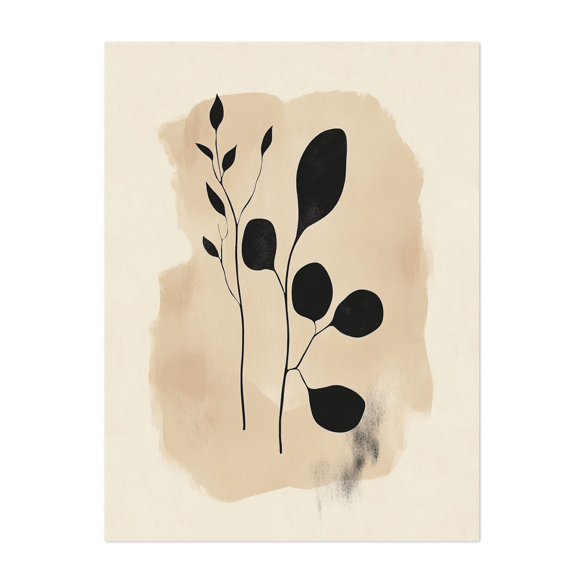 Fine Line Floral Art - Line Drawing Minimalist Botanical Abstract Line ...