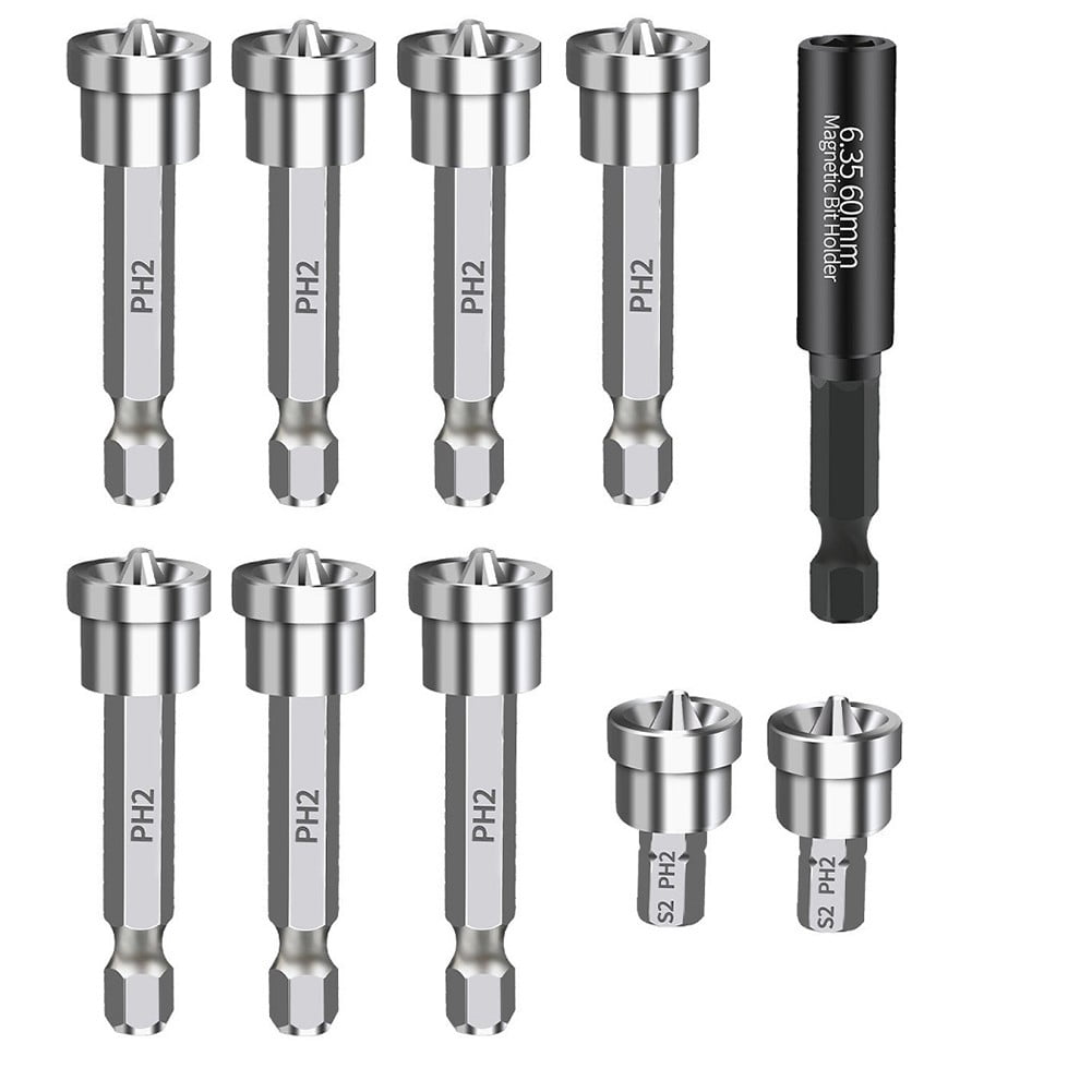 Fine- Magnetic Positioning Screwdriver Bit Head Screw Hex Shank For ...