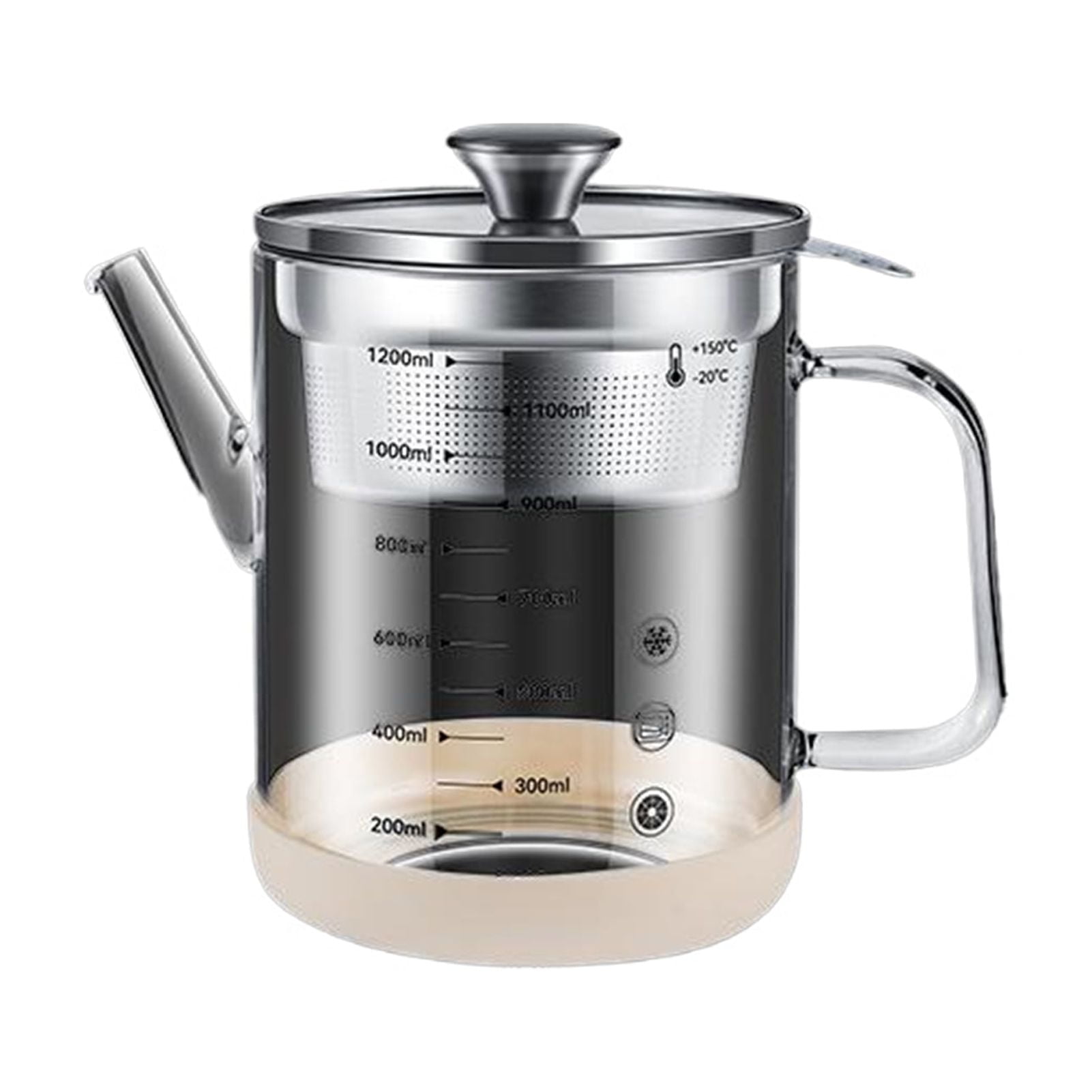 Fine Mesh Filter Stainless Steel Ice Tea Jug 1200ml/1500ml for Glass ...