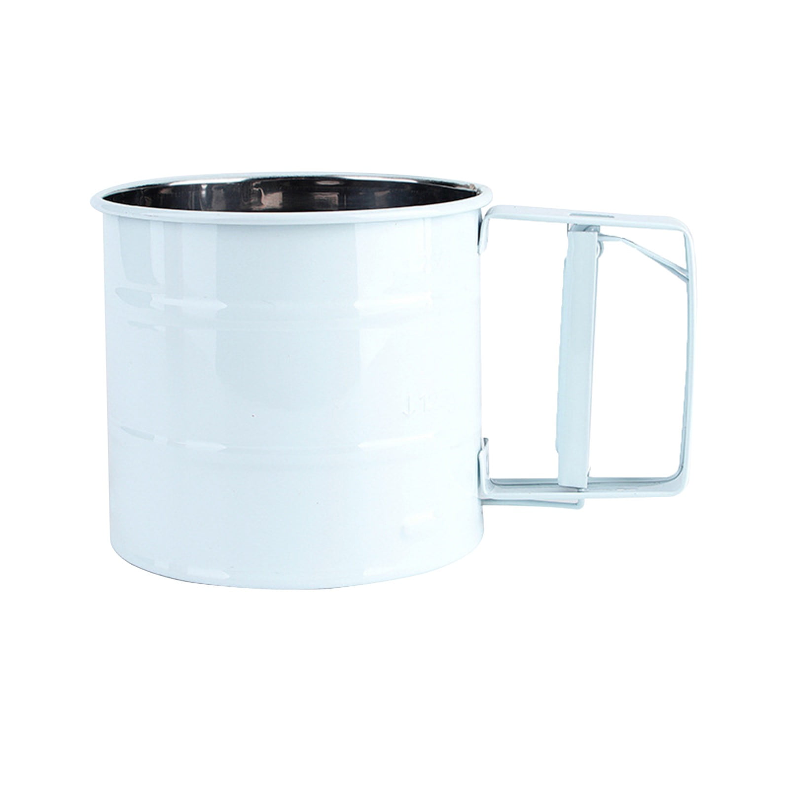 Fine Mesh Flour Sifter Cup for Baking, Stainless Steel Double Layer ...