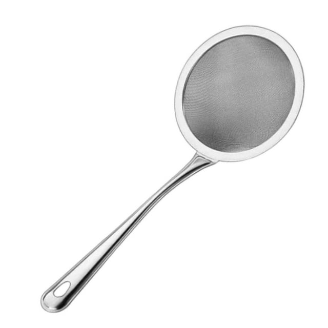 Fine Mesh Food Strainer Handheld Skimmer Spoon Durable Cooking Strainer ...