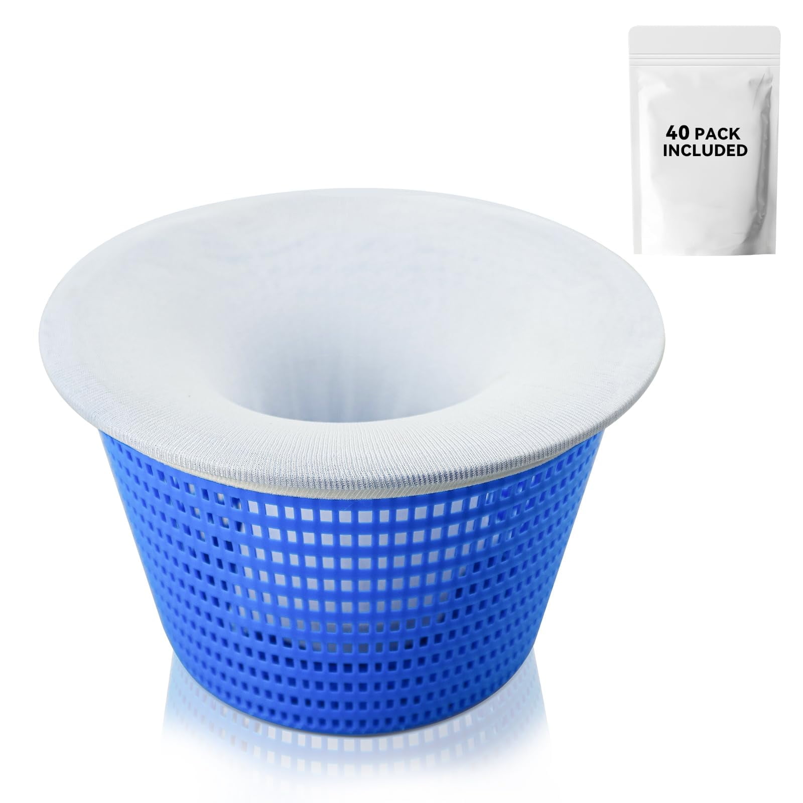 Fine Mesh Pool Skimmer Socks 30 Pack, Reble Filter Nets for Skimmer ...