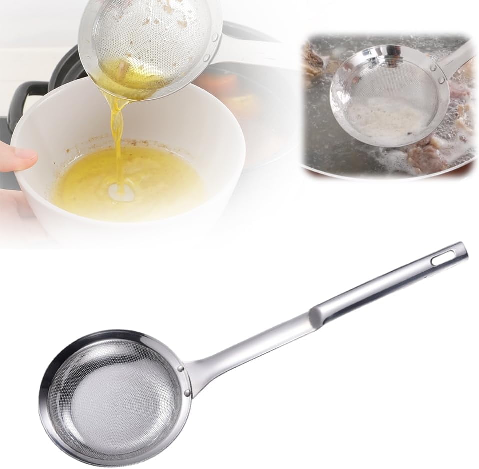 Fine Mesh Stainless Steel Colander, 2025 New Extra Fine Mesh Strainer ...