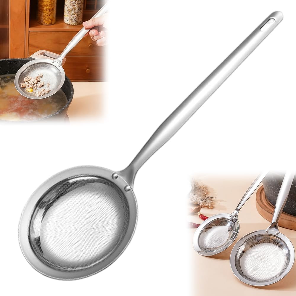Fine Mesh Stainless Steel Colander, 2025 New Extra Fine Mesh Strainer ...