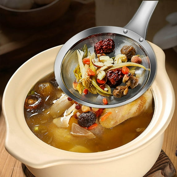 Fine Mesh Stainless Steel Colander, 2026 New Fine Mesh Strainer with ...