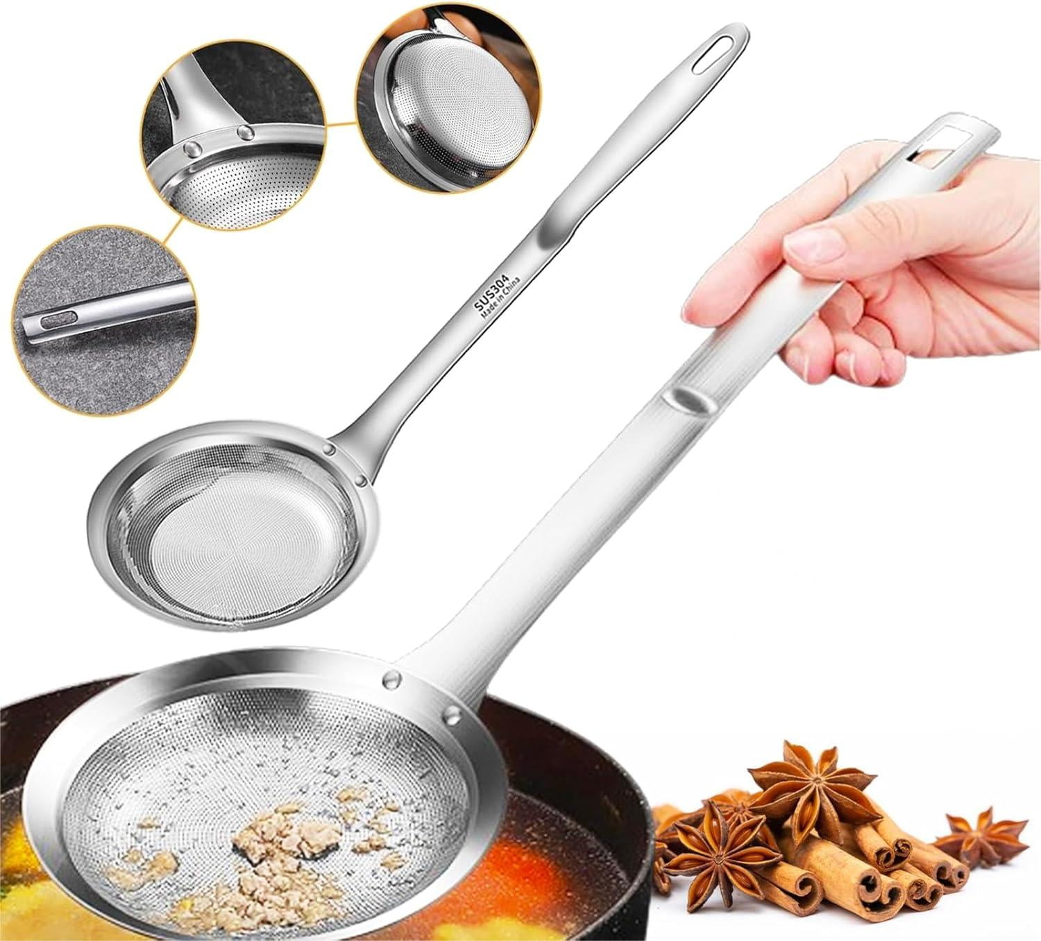 Fine Mesh Stainless Steel Colander, Beyonddraw Fine Mesh Stainless ...