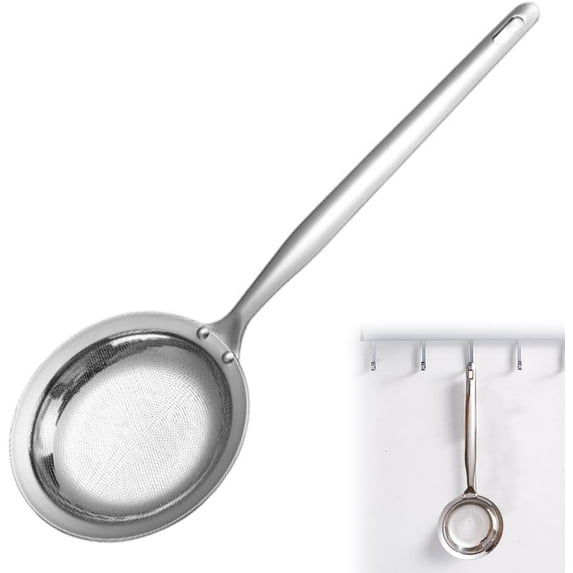 Fine Mesh Stainless Steel Colander, Multi-Functional Kitchen Fat ...
