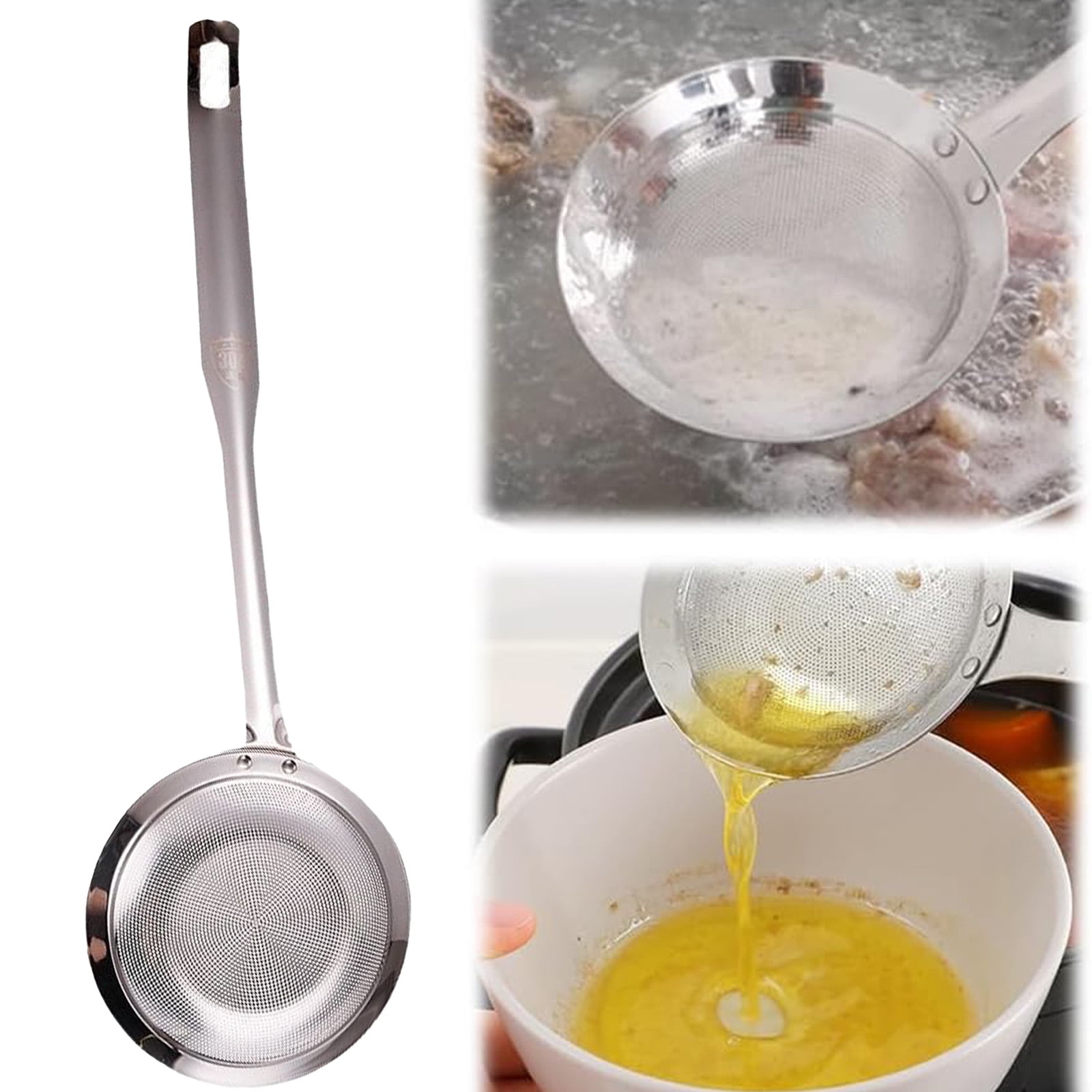 Fine Mesh Stainless Steel Colander Spoon,2025 New Extra Fine Mesh ...