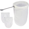 Fine Mesh Strainer, 3 count Cloth Strainer Bags with Stainless Steel ...