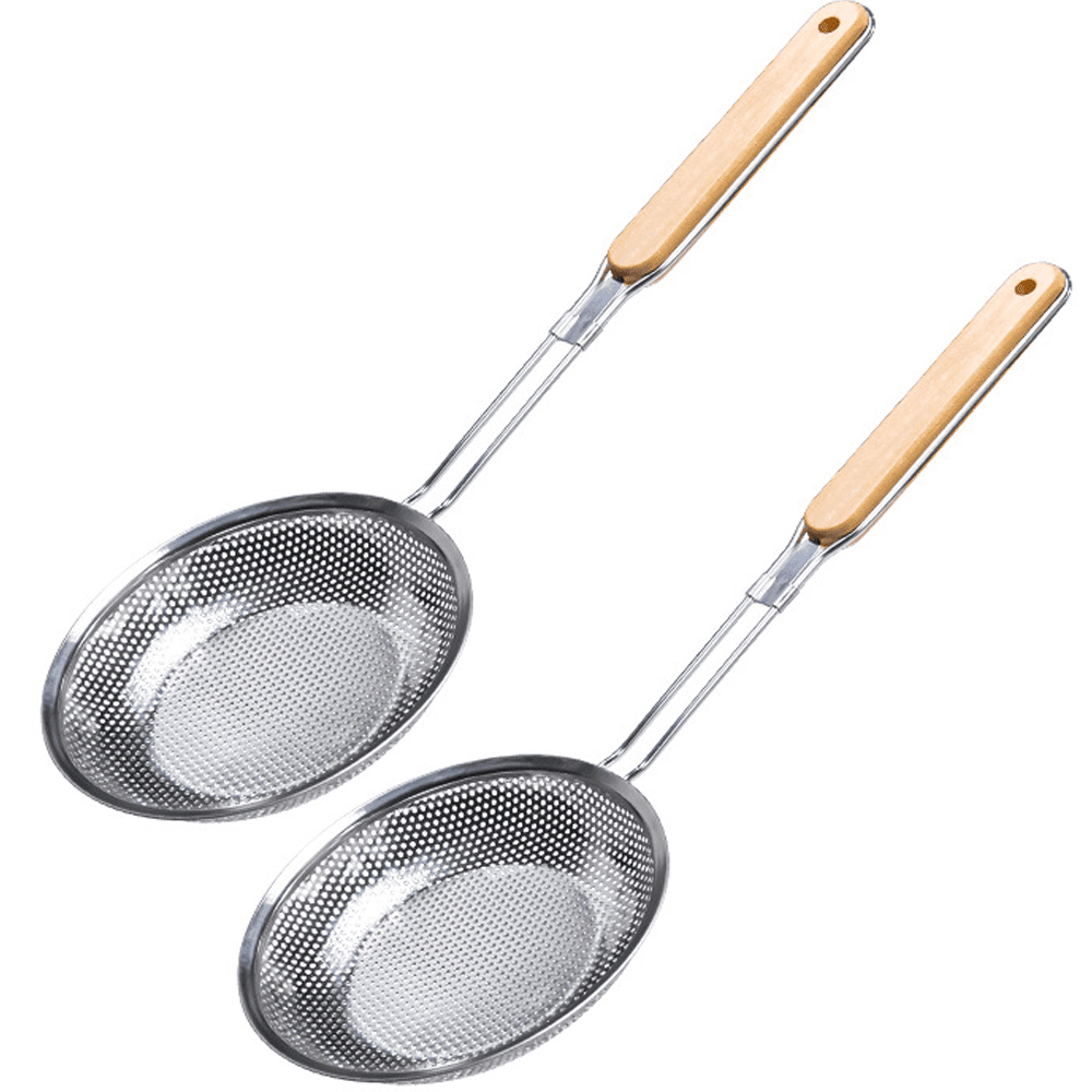Fine Mesh Strainer Basket - Stainless Steel Colander with Handle ...