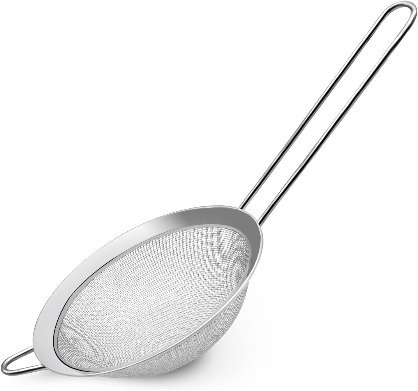 Fine Mesh Strainer Stainless Steel Sieve Sifter with Handle -Small ...