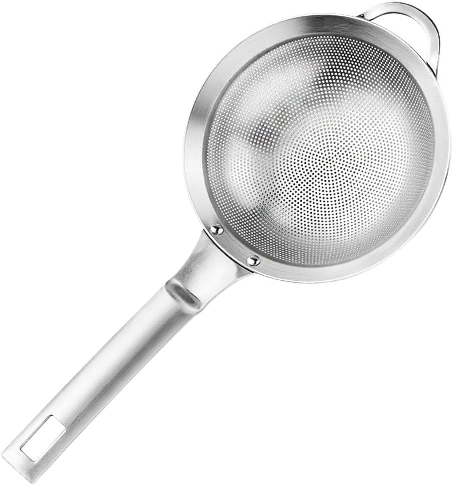 Fine Mesh Strainers Skimmer Spoon for Kitchen, Stainless Steel Hot Pot ...