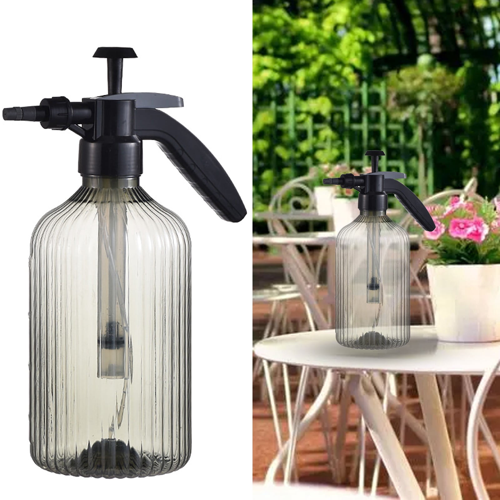 Fine Mist Spray Bottle Plastic 2L Hand Held Pressure Plant With Top ...
