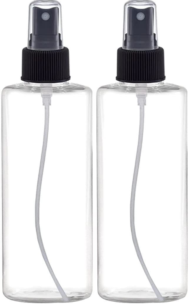 Fine Mist Spray Bottles 6 OZ, Cylinder BPA Free Refillable Containers ...