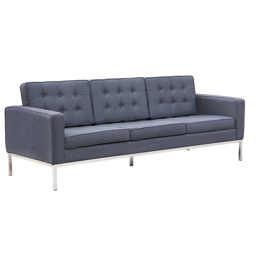 Fine Mod Imports sofa In Gray Finish FMI2214-3-GRAY - Walmart.com