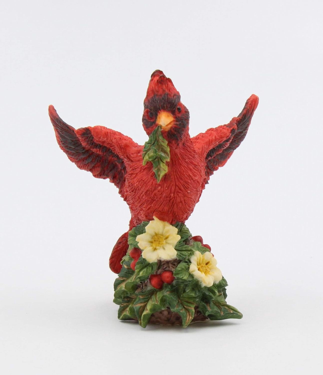 Fine Porcelain Red Cardinal Design Lamps Finial Topper, 2-7/8 ...