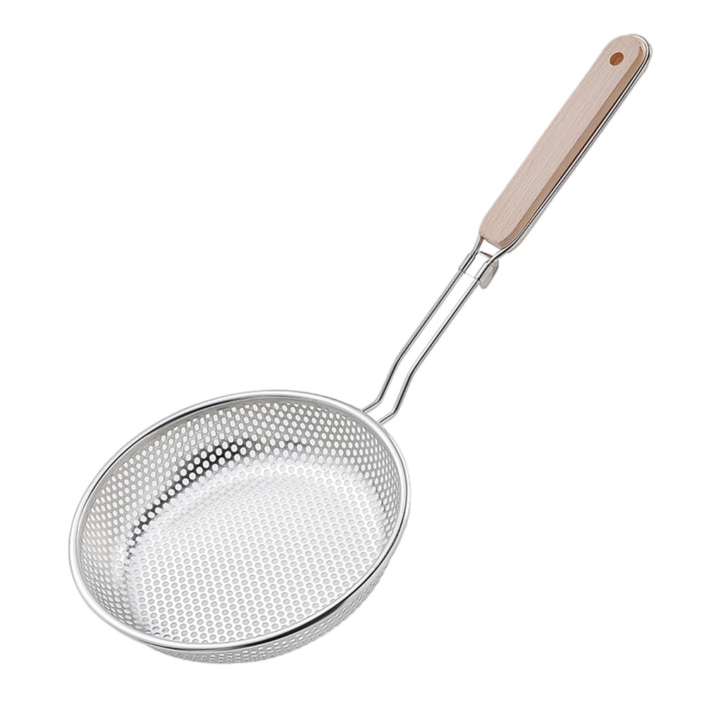 Fine Sieve Skimmer Fryer Sieve Stainless Steel Colander Noodle Filter ...
