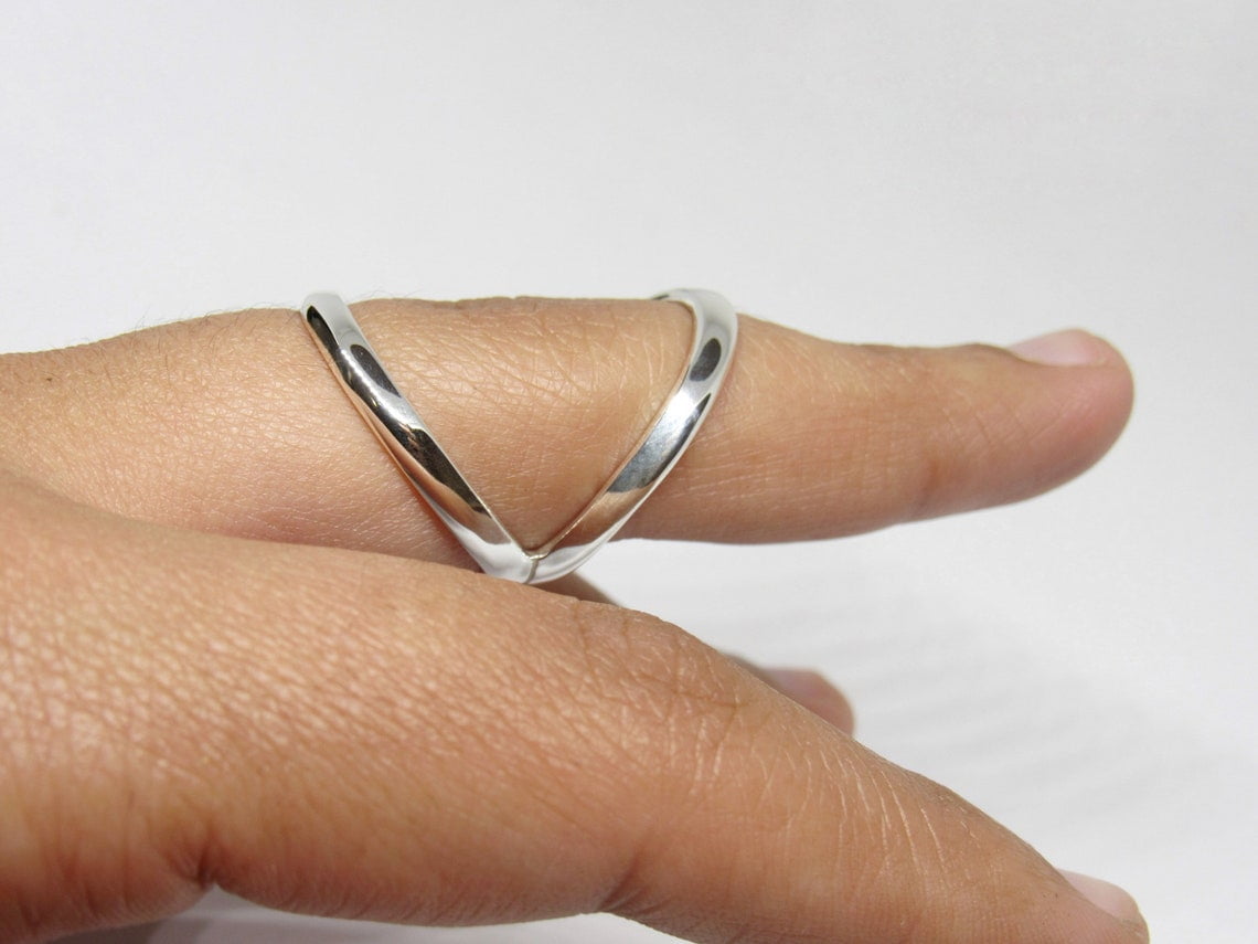 Fine Sterling Silver Ultimate Swan Neck Ring Splint | Adjustable ...