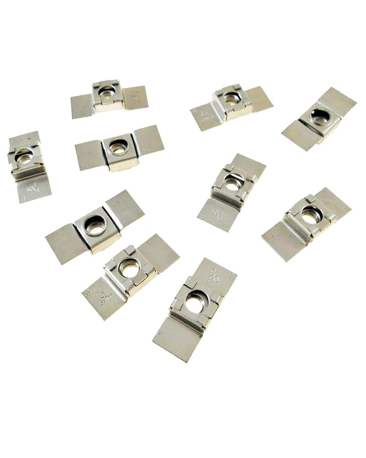 (Fine Thread) Floating Cage Nut - 10 Pcs Weld Nuts with a Floating Cage ...
