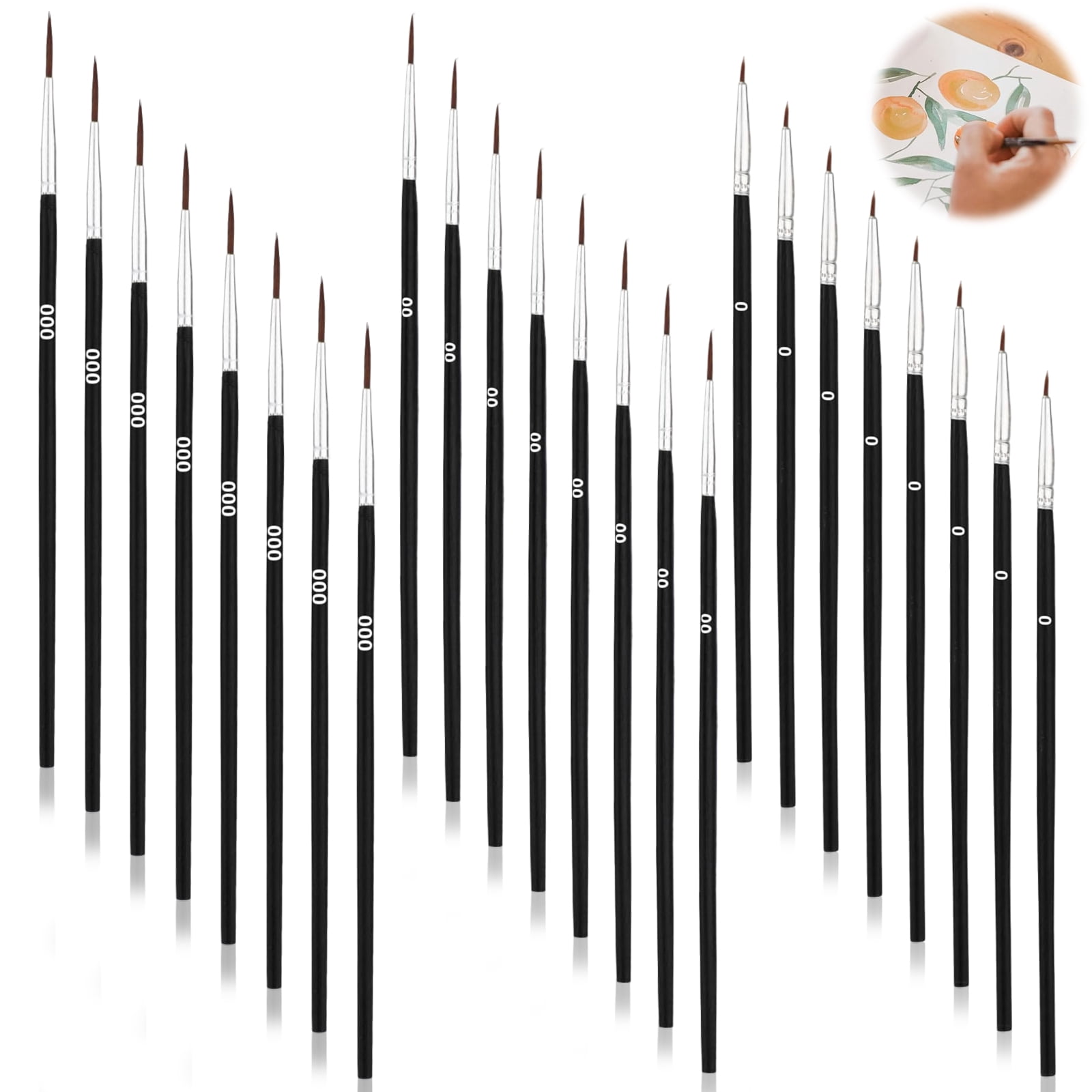 Fine Tip Detail Paint Brushes, Micro Detail Art Kit For Precision ...