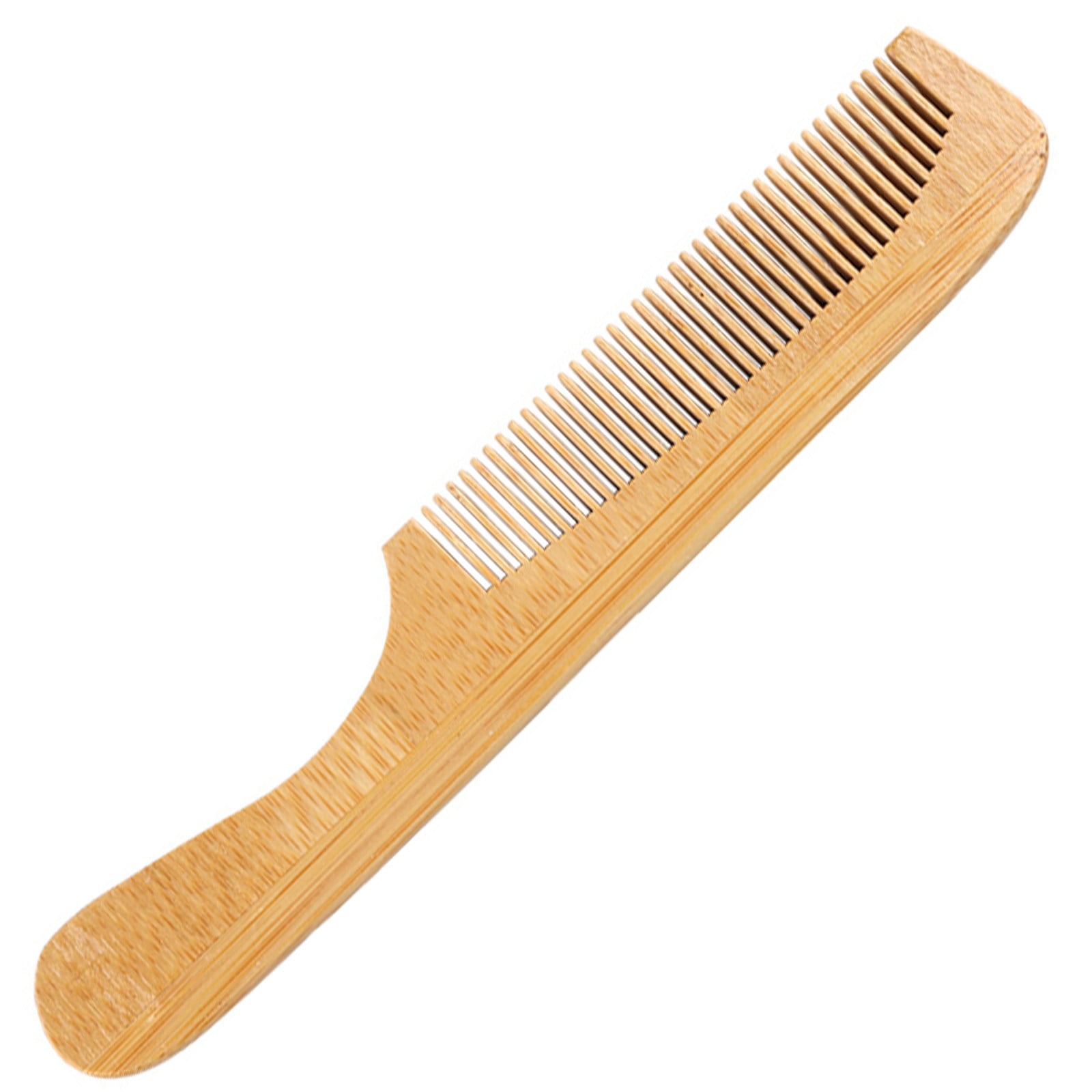 Fine Tooth Bamboos Comb Natural Bamboos Detangler For Wet Or Dry Hair ...