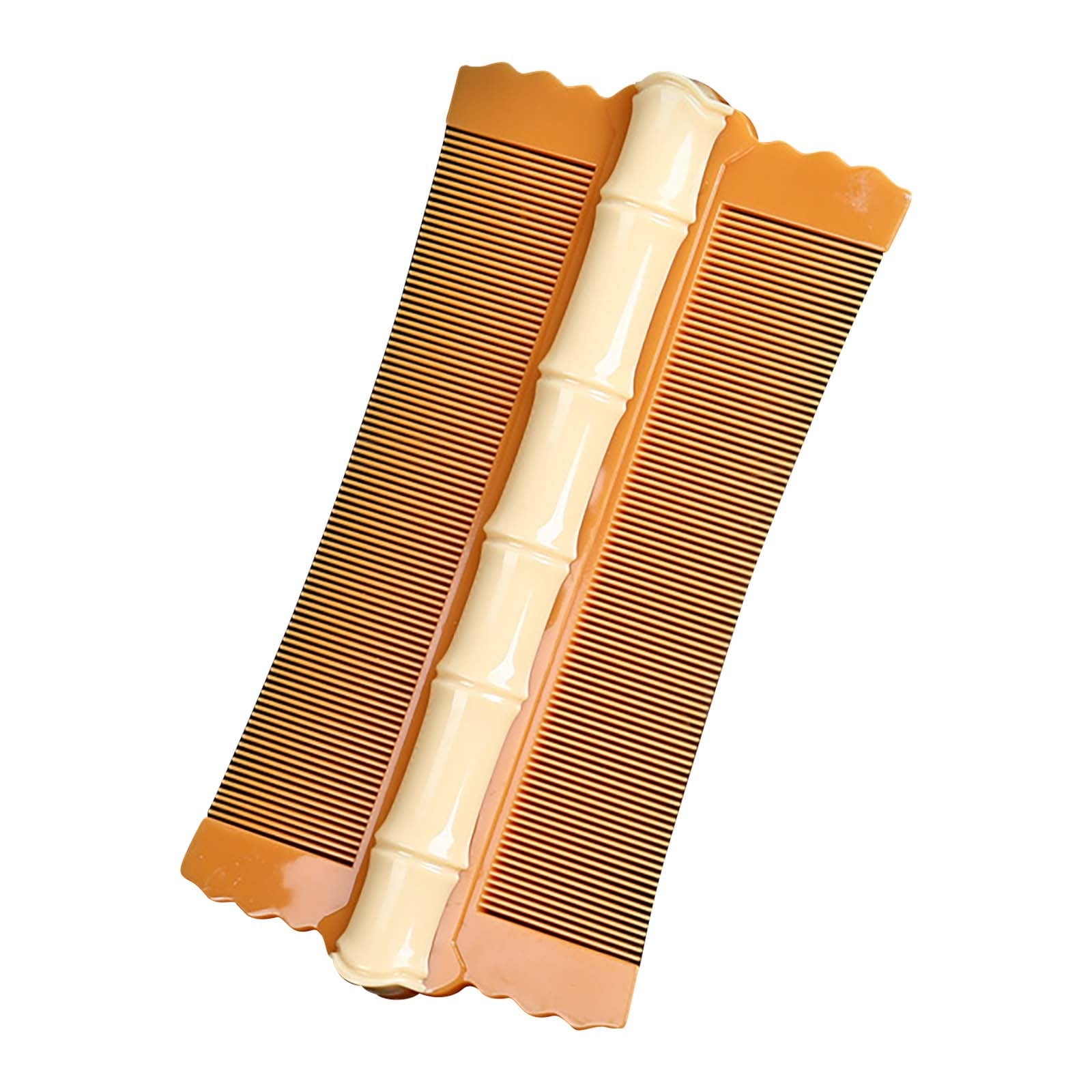 Fine-Tooth Plastic Comb, Scalp Scraper Hair Tool, Double-Sided Design ...