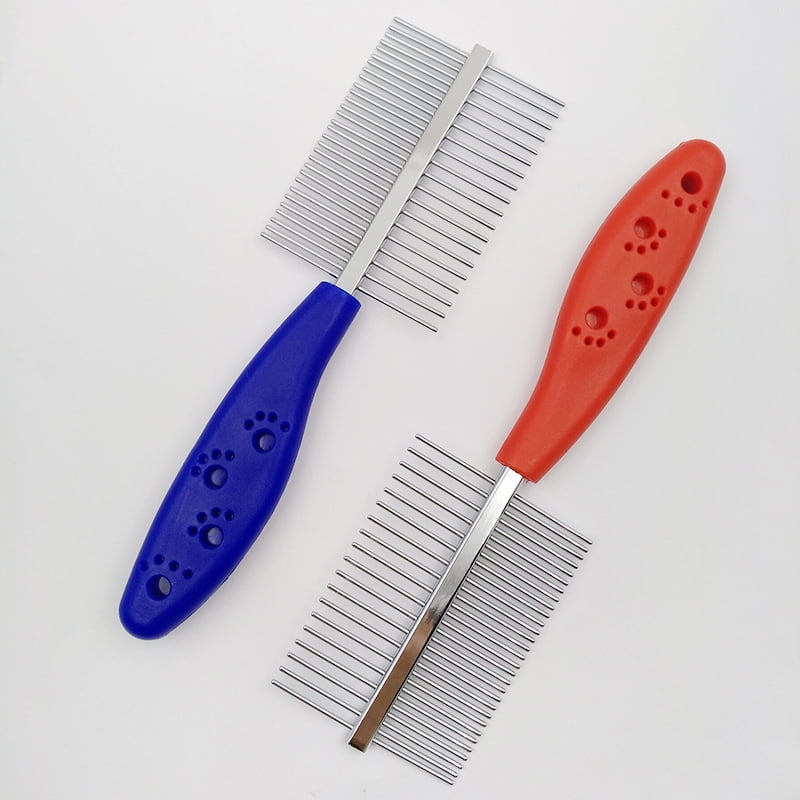Fine-toothed Two-sided Grooming Pet Comb for Dogs and Cats Effective ...