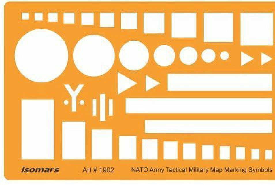 FineArt NATO Troops Movement Army Tactical Military Map Marking Symbols ...