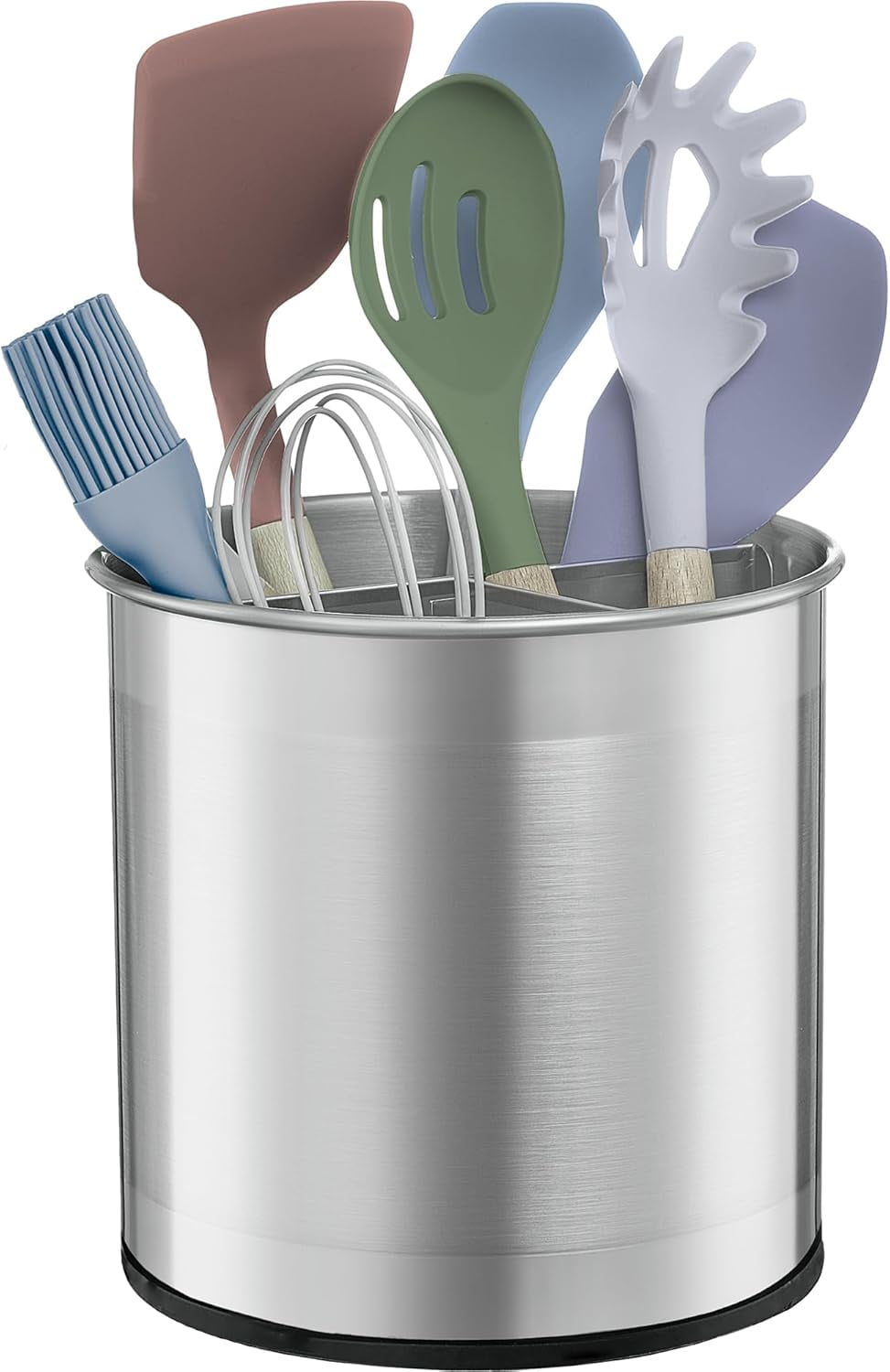 FineDine Rotating Kitchen Utensil Holder for Kitchen Counter - With ...