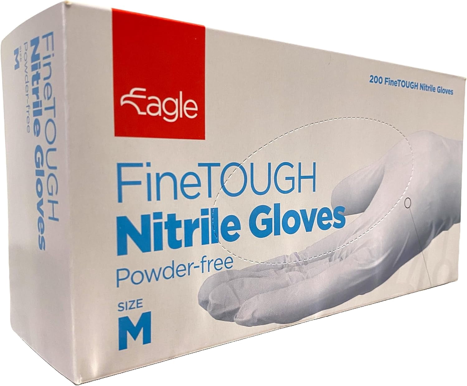 FineTOUGH Lightweight Disposable Nitrile Gloves 2.6mil Delta ZeroTM ...
