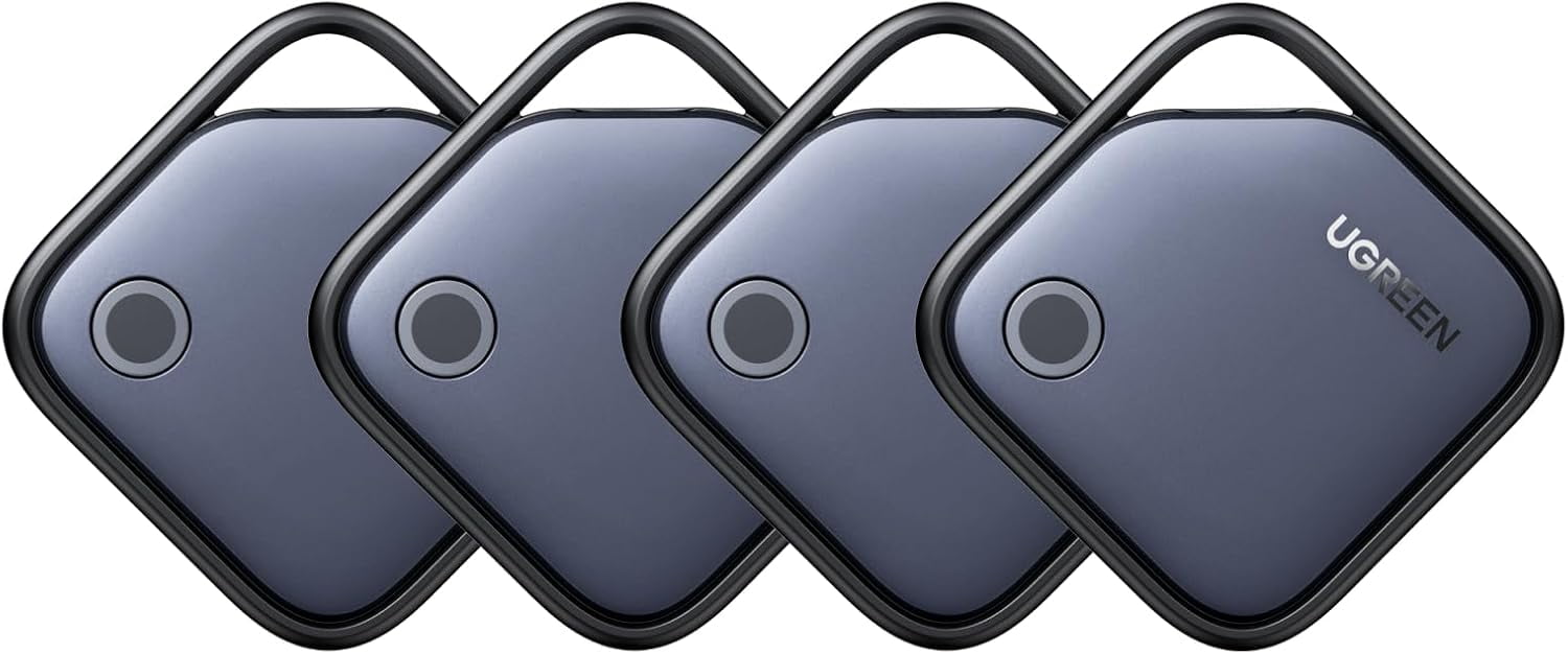 FineTrack (iOS Only) Air Tracker Tags 4 Pack, 2-Year Replaceable ...