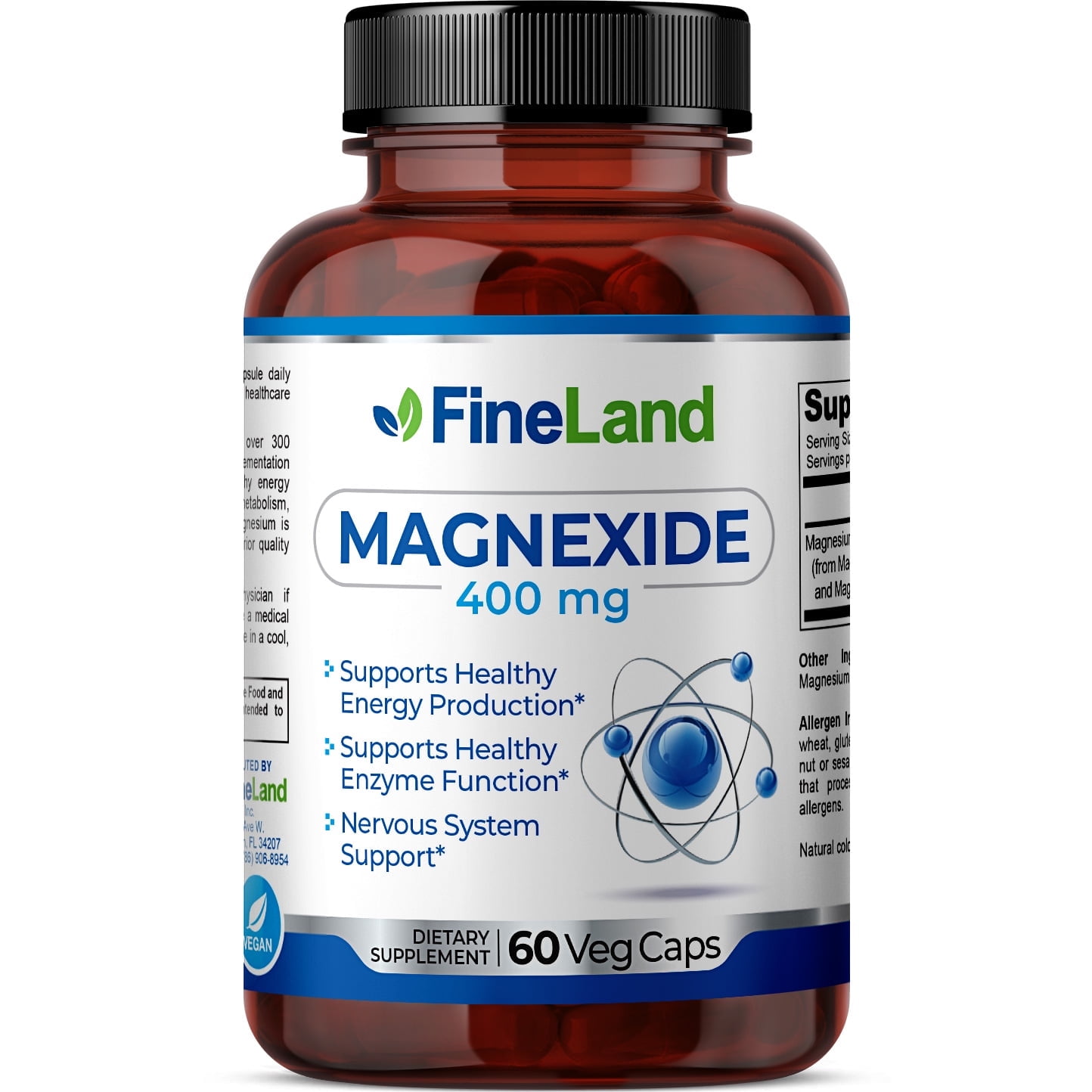Fineland MAGNEXIDE Magnesium from Magnesium Oxide, Magnesium Citrate ...