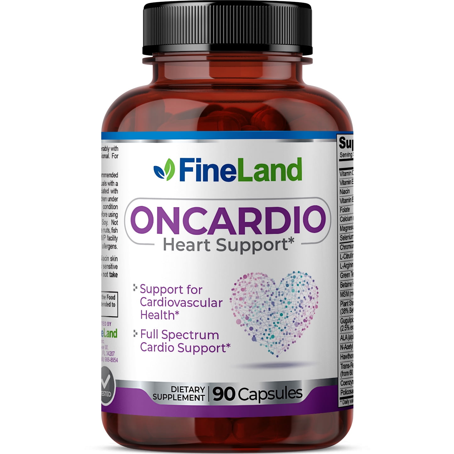Fineland ONCARDIO-Heart Support, Support for Cardiovascular Function ...