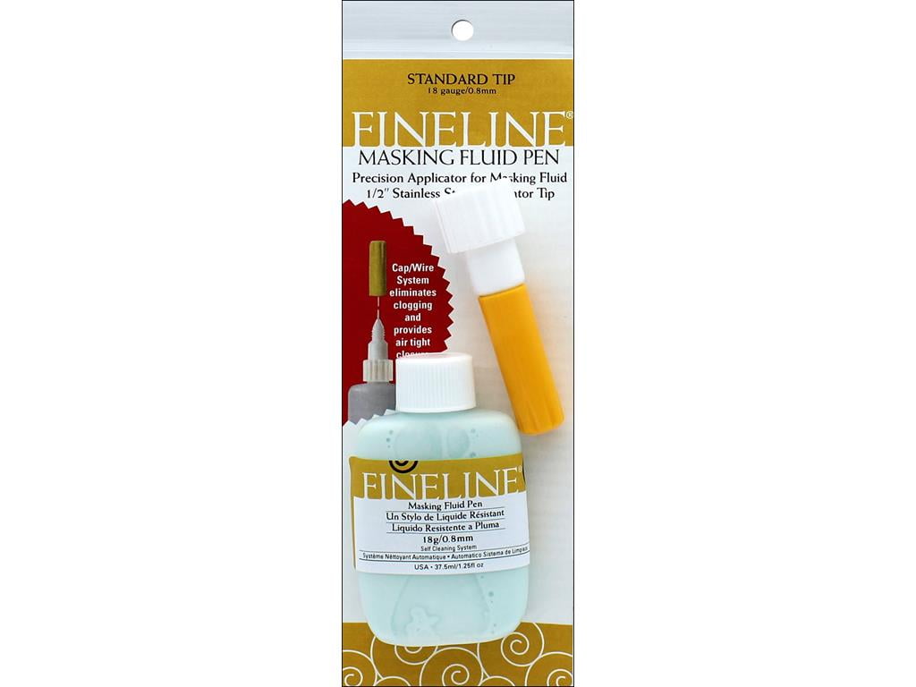 Fineline Masking Fluid Pen 1.25oz 18ga Std Tip - Walmart.com