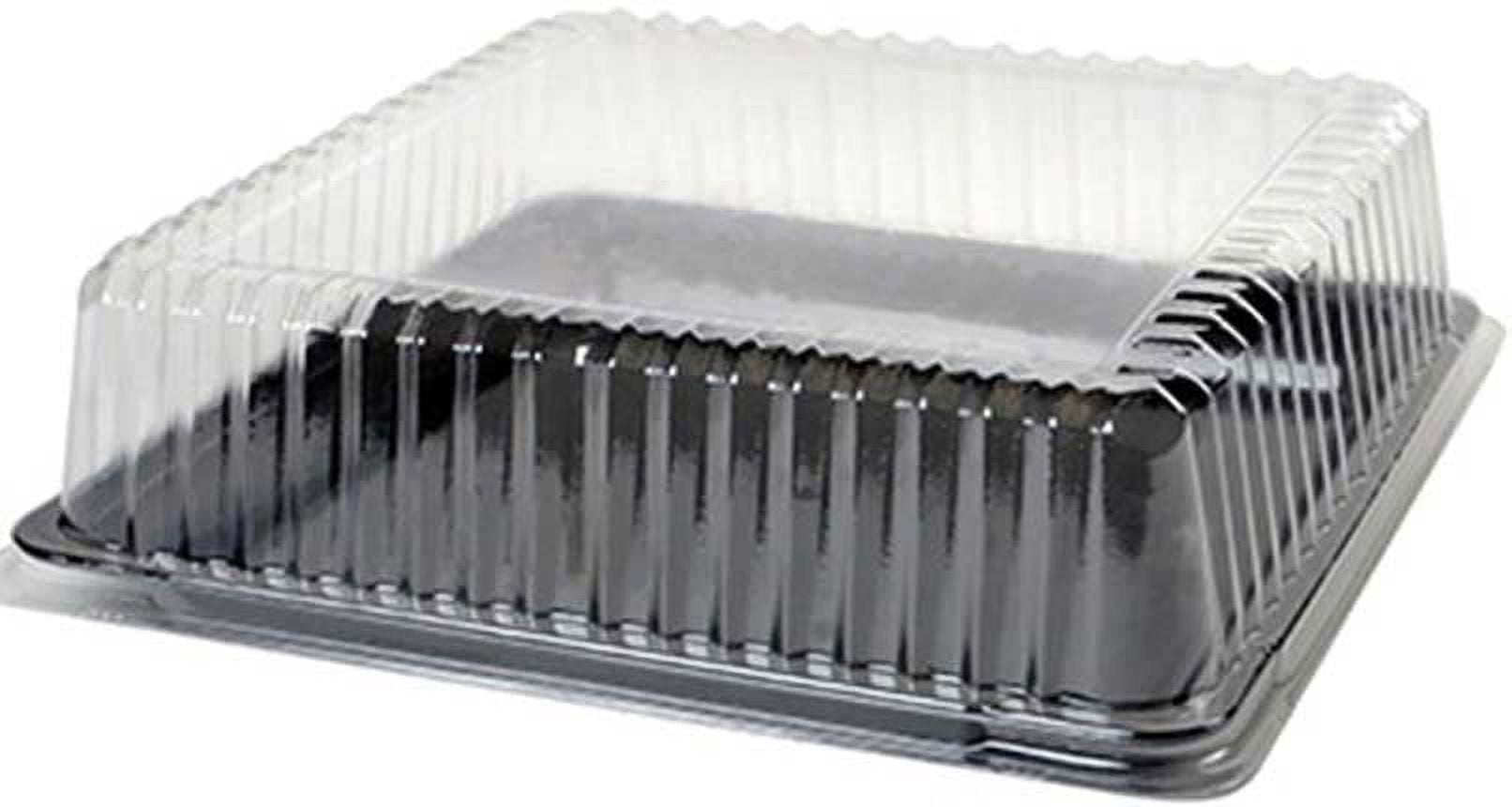 EMI Yoshi 18" x 18" Square Clear Plastic Dome Lid for Catering Trays ...