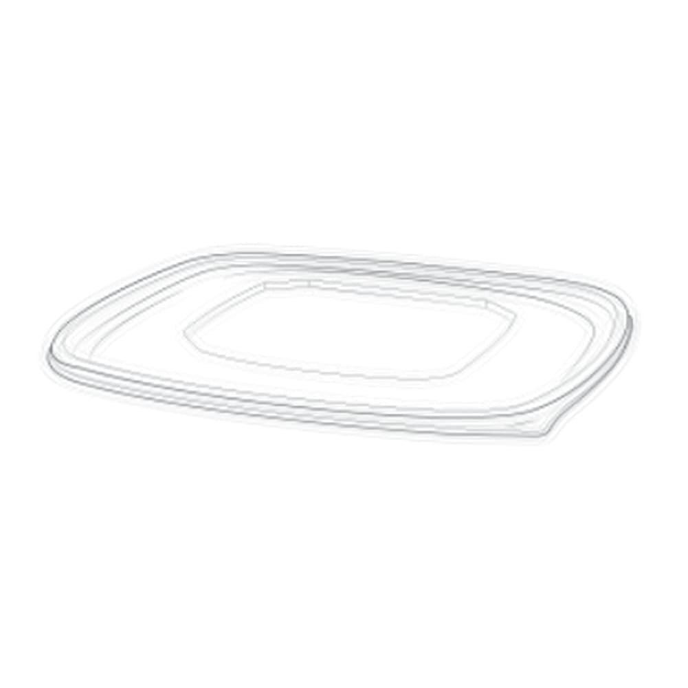 Fineline Setting 15346L-FL Clear 9 Square Flat Lid - 150 / CS ...