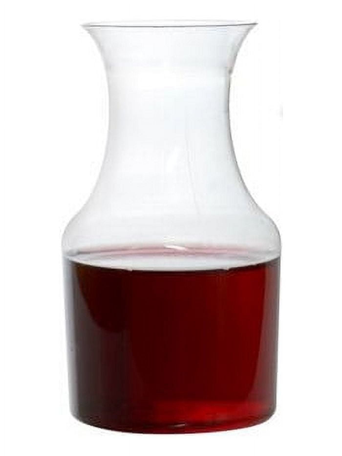Fineline Settings 7.5oz. Clear Plastic Barware Mini Wine Pitcher ...