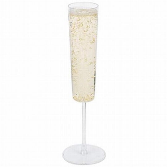 Fineline Settings 7 oz Plastic Champagne Glasses, Set of 6 - Walmart.com