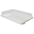 Fineline Settings Rectangular Plastic Dome Lids - 14" x 10", Clear ...