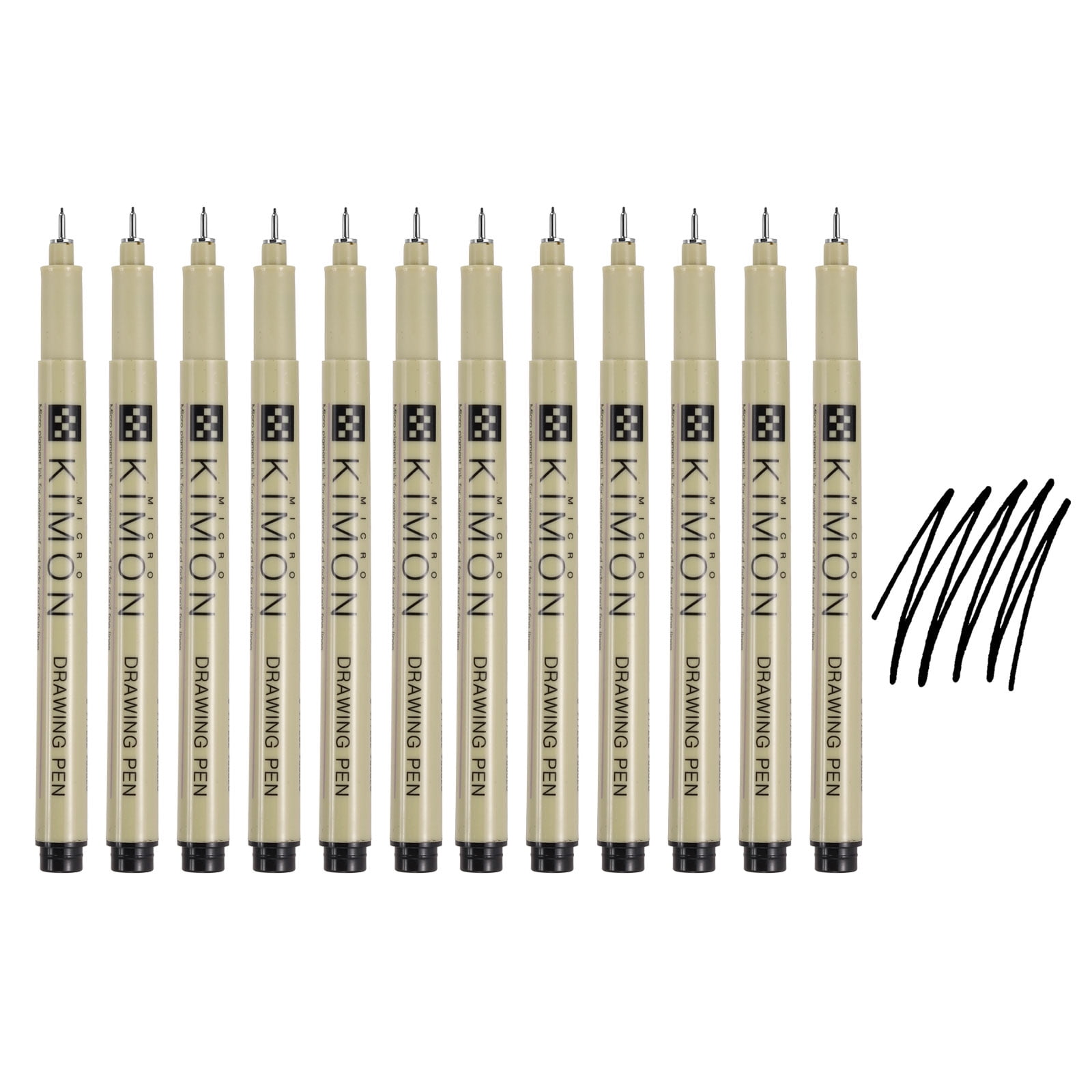 Fineliner Pens, 0.25mm Fine Points Drawing Pen for Sketching, Pack of ...