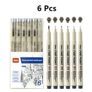 Art Ruling Pen Set, with 4 Pcs Residue Eraser for Applying Masking ...
